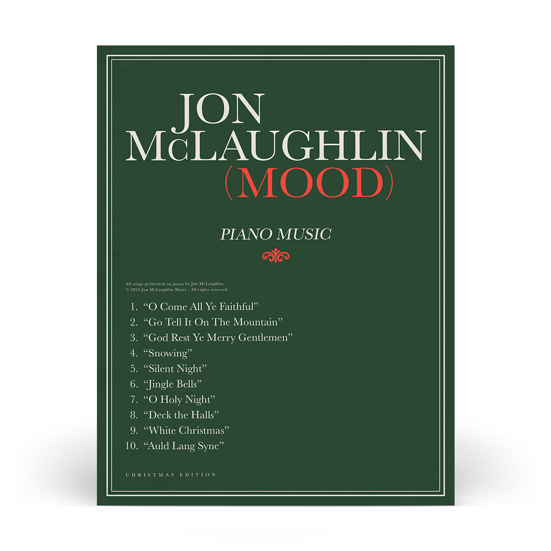 "MOOD Christmas Edition" Digital Piano Book – JON McLAUGHLIN OFFICIAL STORE